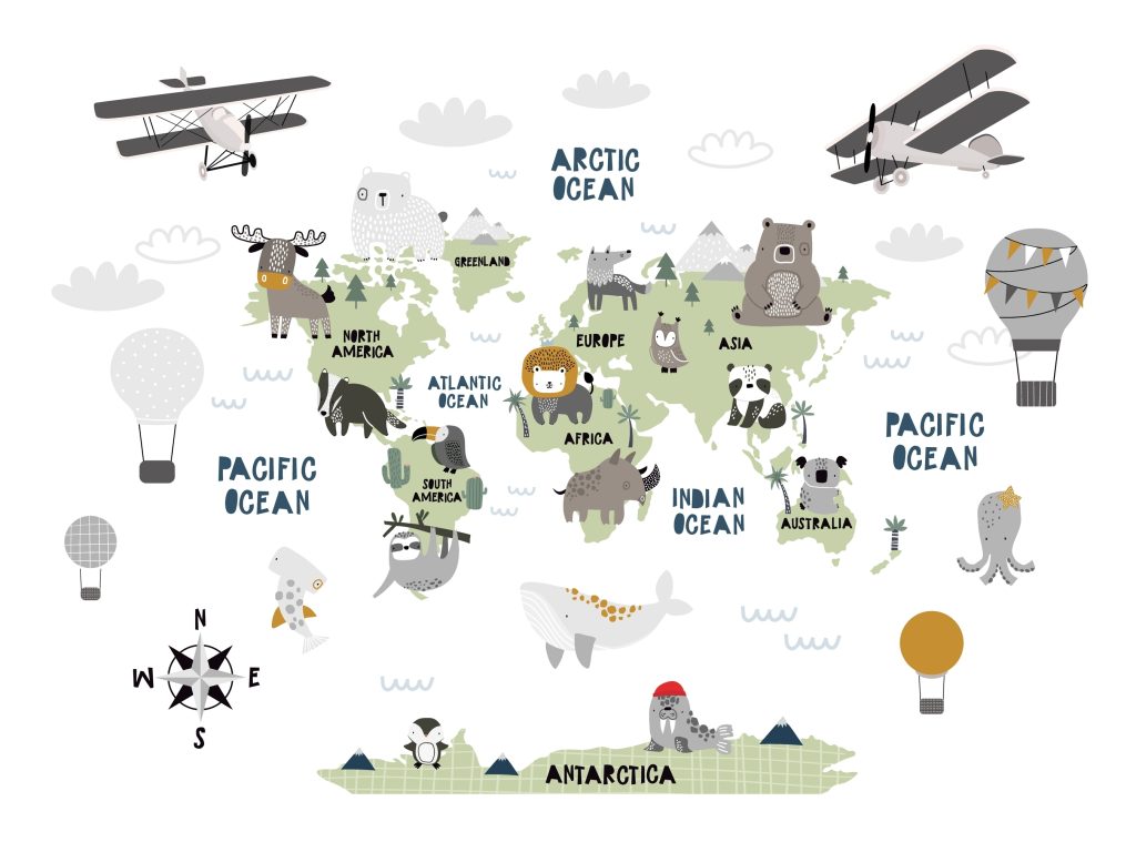 Wild World Map - Craft Axis